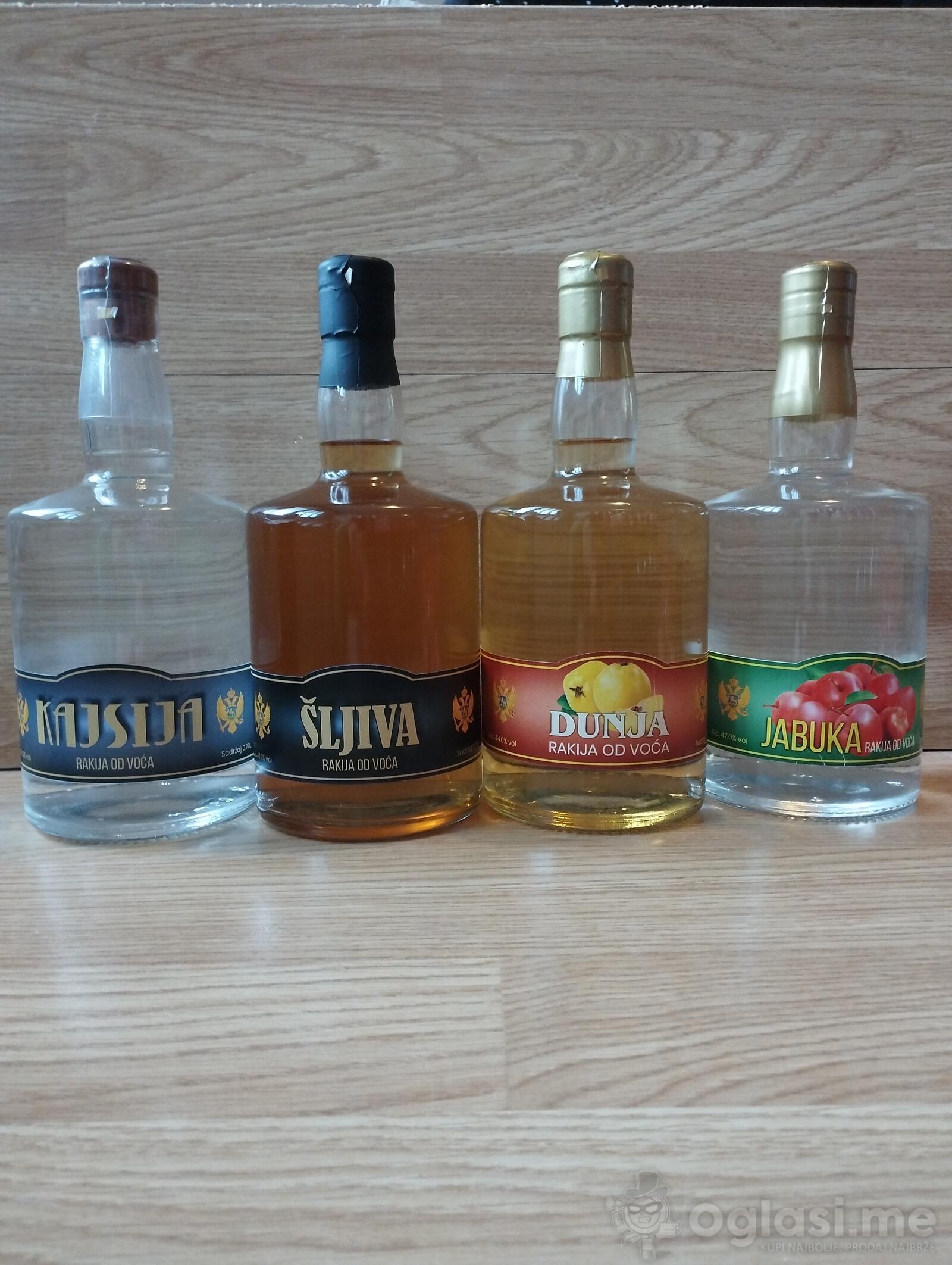 Rakija - Cijena 12 € - Crna Gora Nikšić Grebice Alkoholna pića | Oglasi