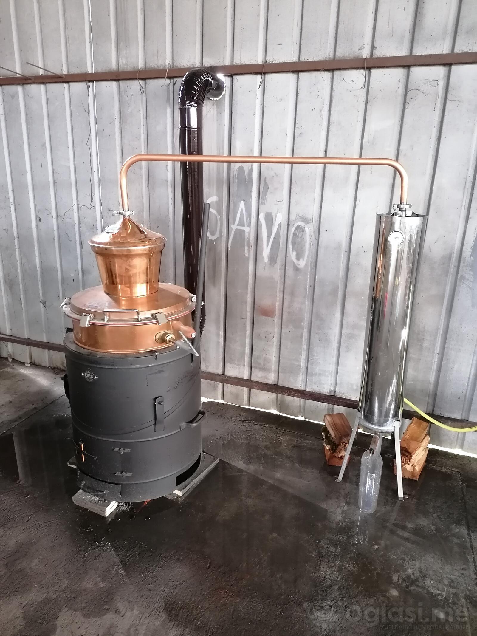 Kazan za rakije. 90 litara - Cijena 875 € - Crna Gora Tivat Lepetani ...